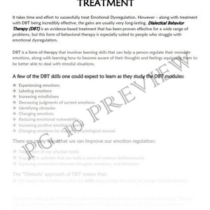 D.B.T. LESSON 3-1 / Emotion Regulation "what is EMOTION Dysregulation ...