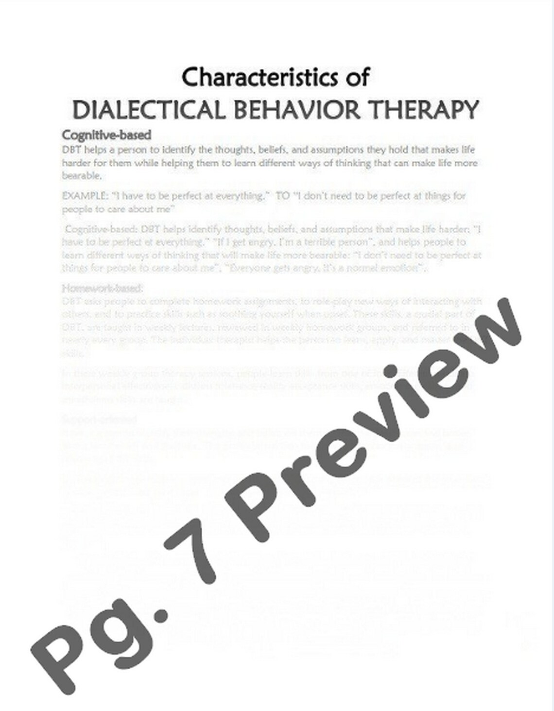 DBT LESSON 0-1 / Introduction to Dialectical Behavior Therapy ...