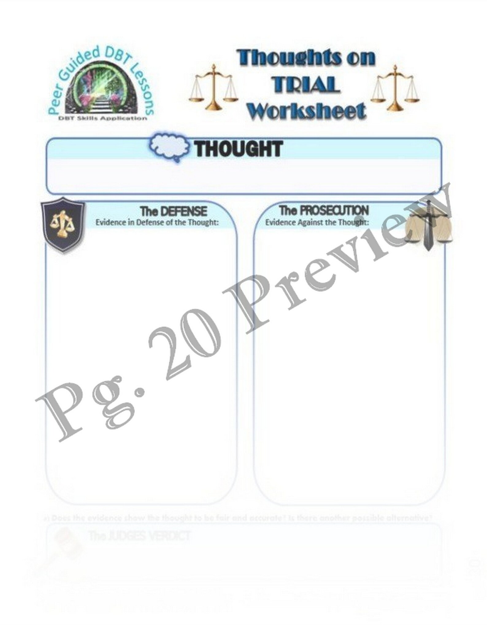 DBT LESSON 2-10 / Reality Acceptance, Cognitive Distortions Pt. 2 ...
