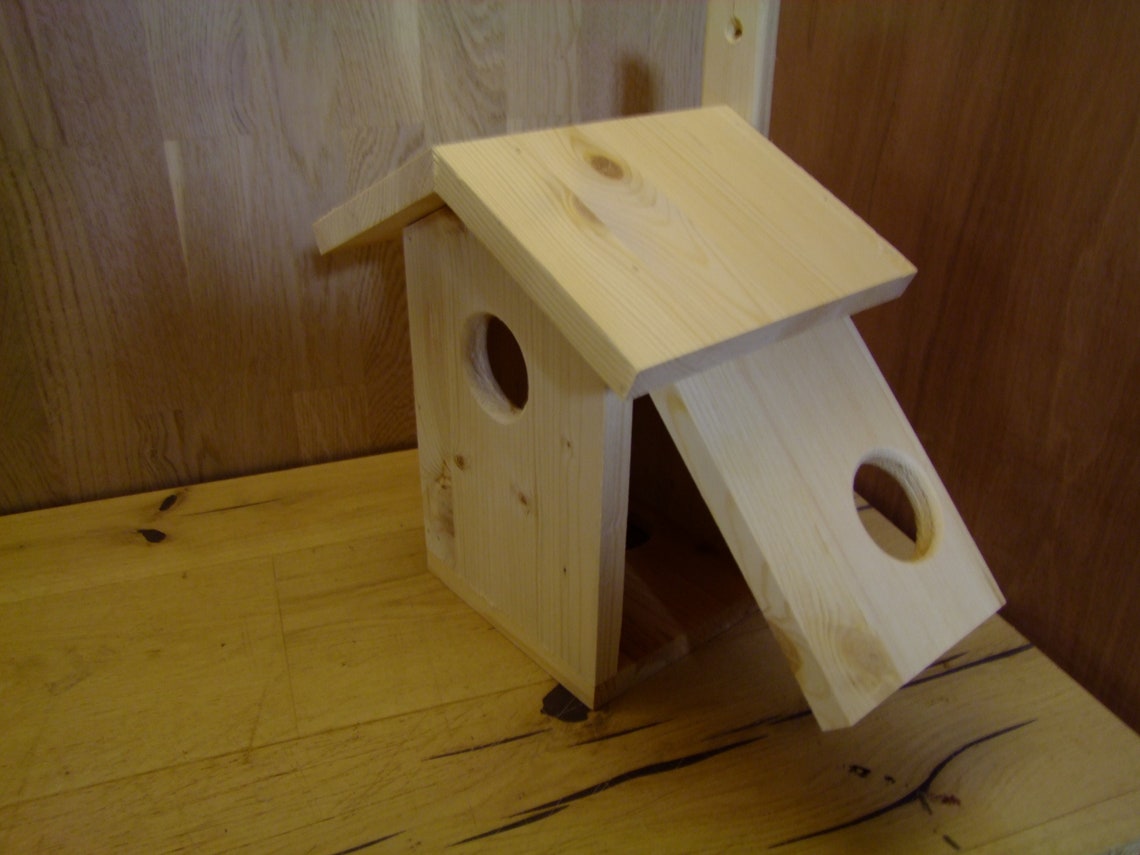 Squirrel House Squirrel Hotel Feed House Made of Spruce New - Etsy