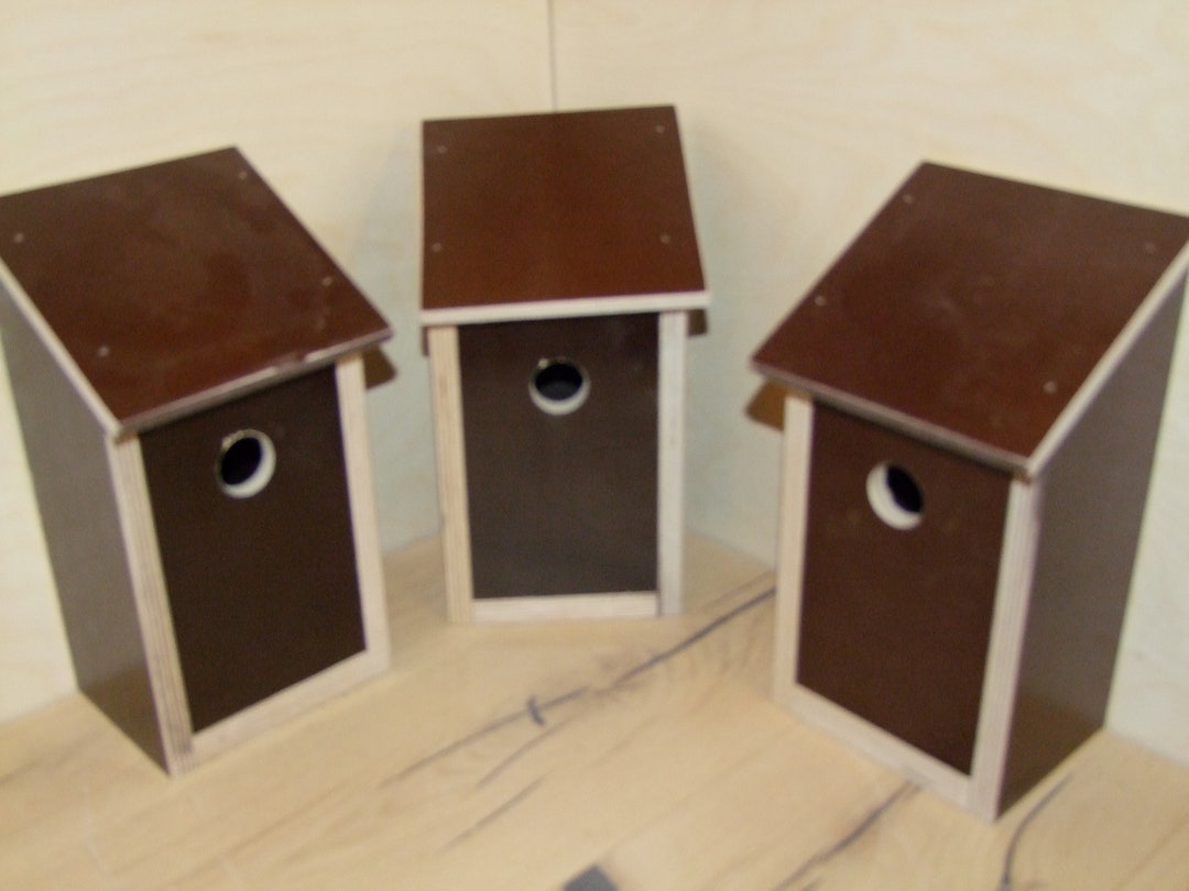 Set of 3 Aviary, Nesting Box, Brood Cave, Bird Breeding Made of Screen ...