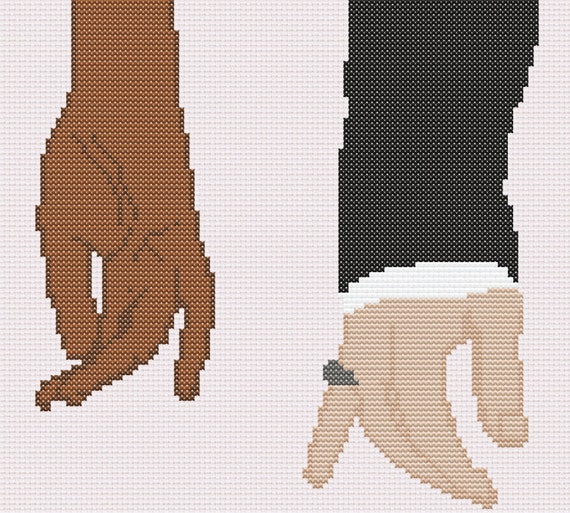 Kate and Anthony Bridgerton Hands Cross Stitch Pattern | Etsy