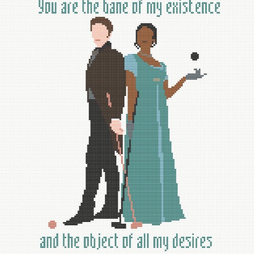 BRIDGERTON Penelope Featherington Cross Stitch Pattern Chart - Etsy