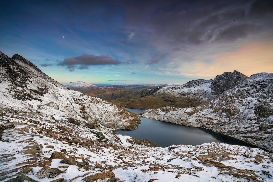 Beautiful Sunset Snowdon Mountain Photograph North Wales - Etsy UK