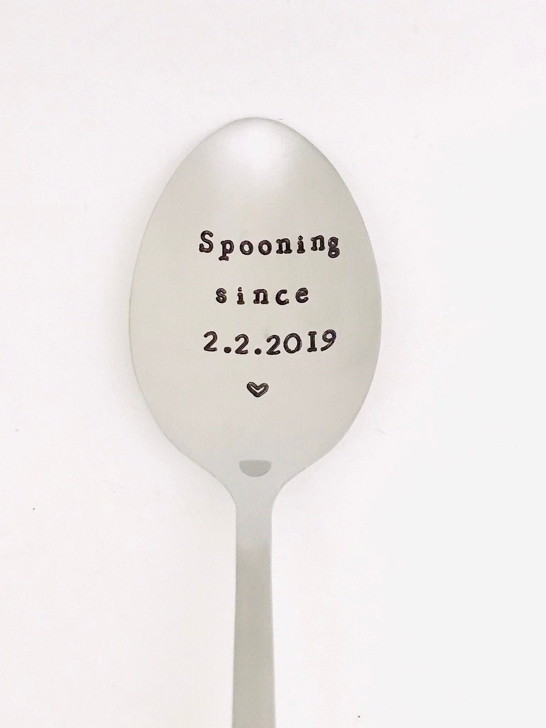 Spooning Since, Stamped Spoon, Custom Spoon, Anniversary, Valentine’s ...