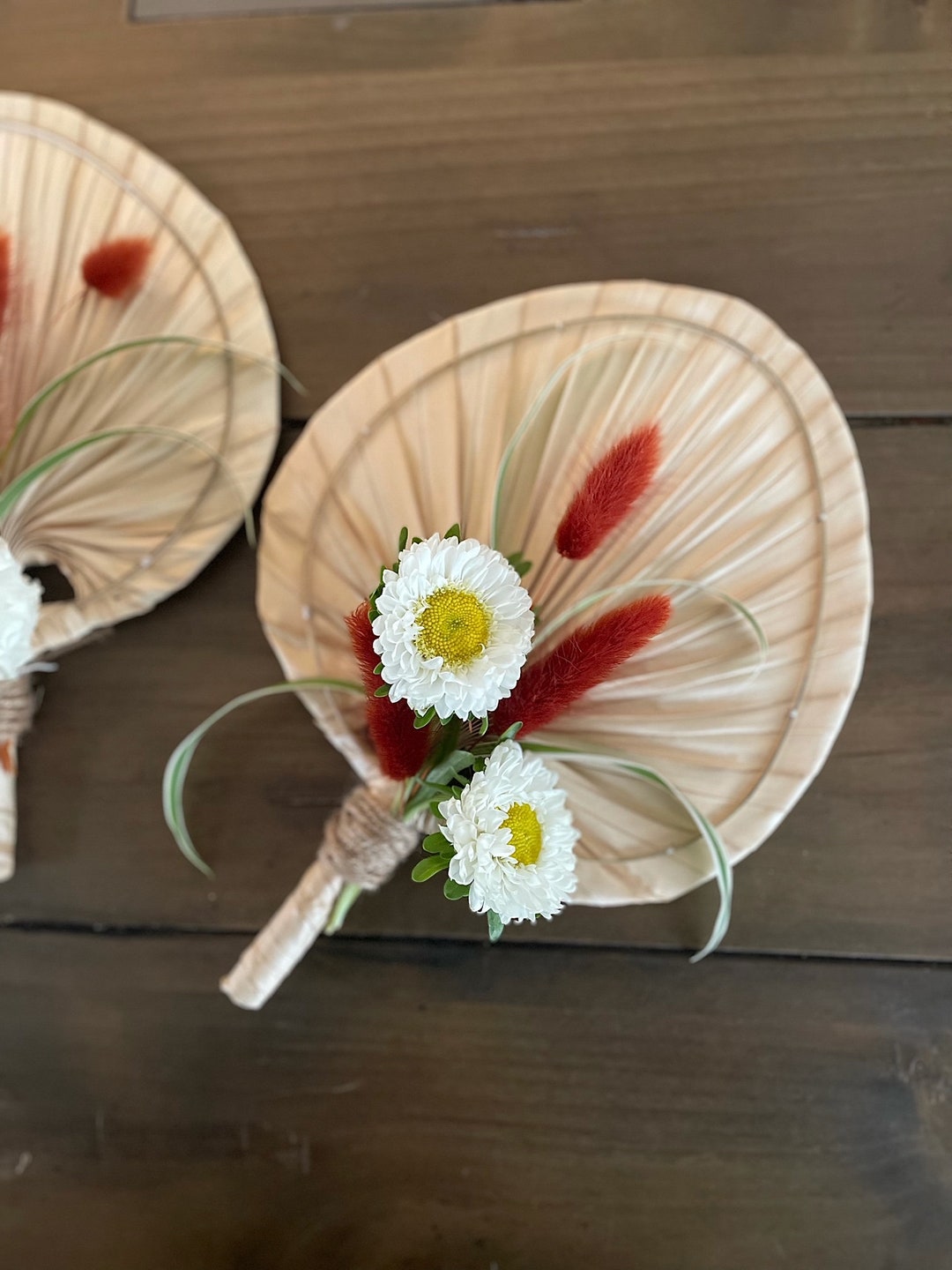 Palm Leaf Fans 48 Pack Raffia Fans Wedding Fans Outdoor - Etsy