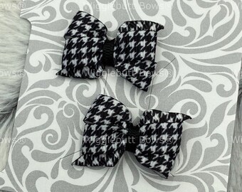 Houndstooth Bows - Etsy