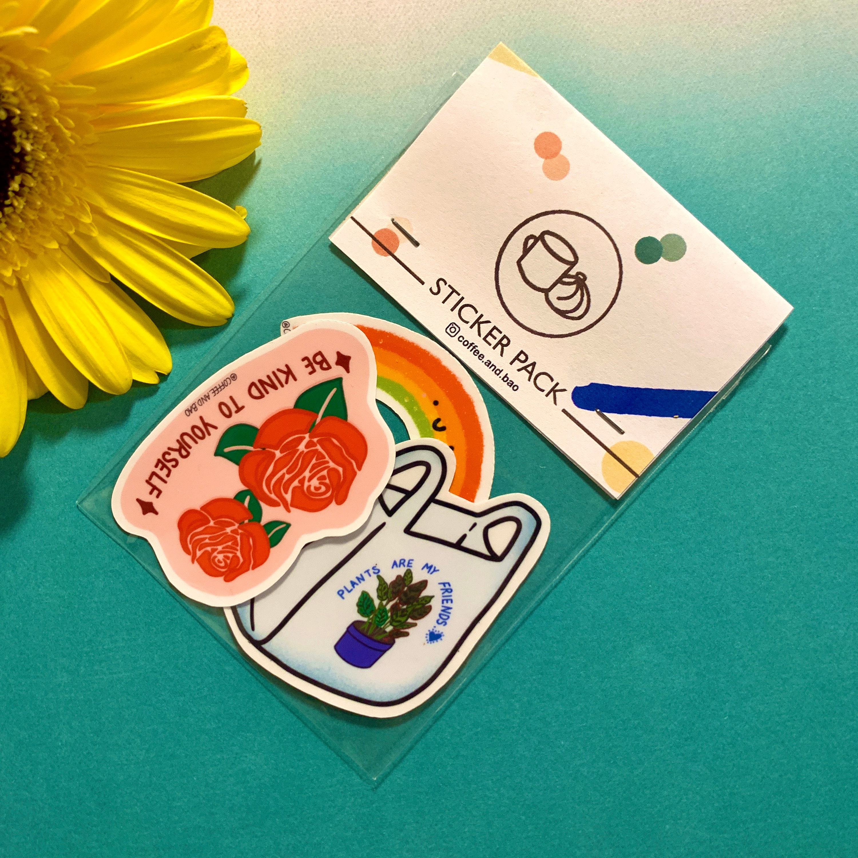 Positivity Sticker Pack Self Love Sticker Motivational | Etsy