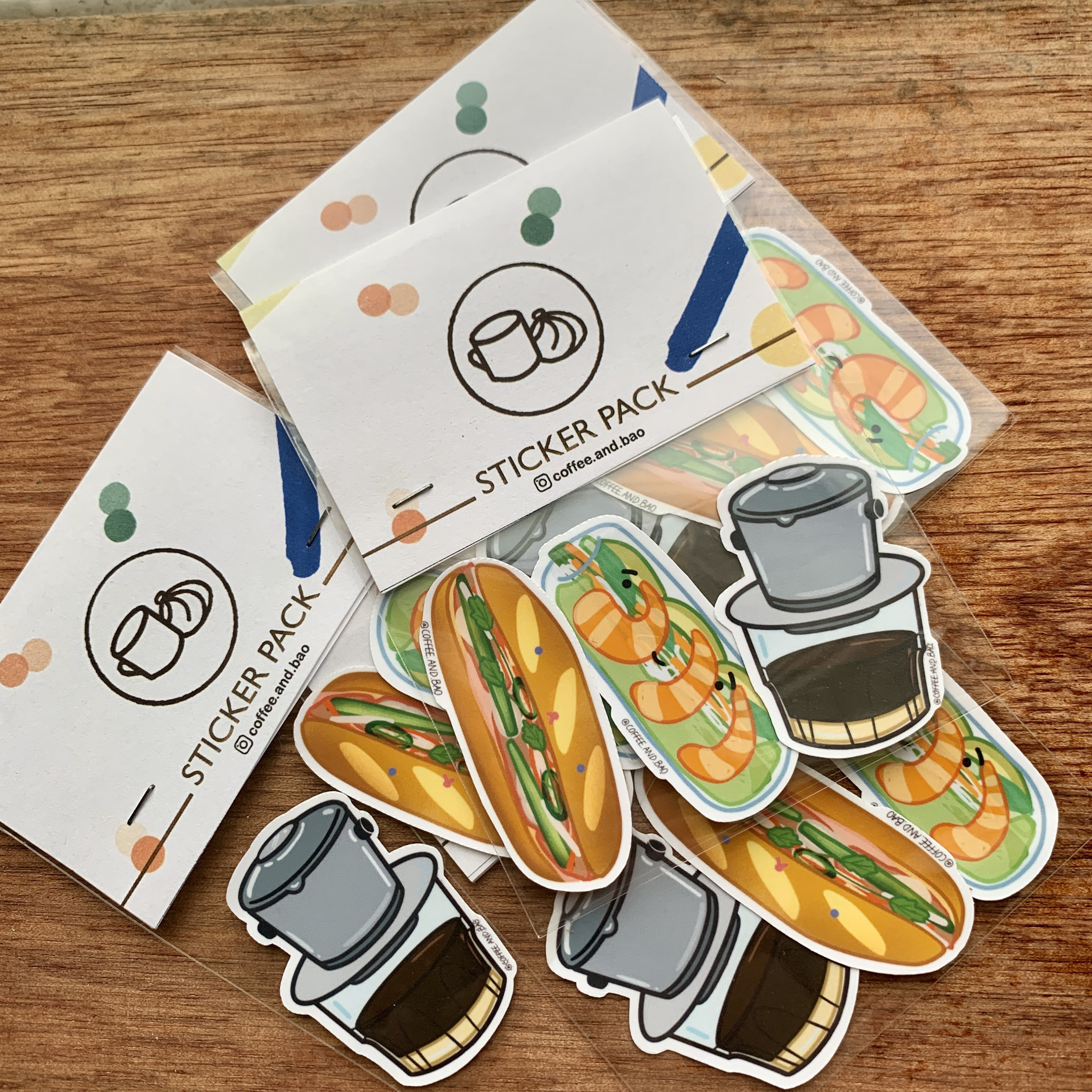 Vietnamese Sticker Pack Food Sticker Ca Phe Sua Da Summer - Etsy