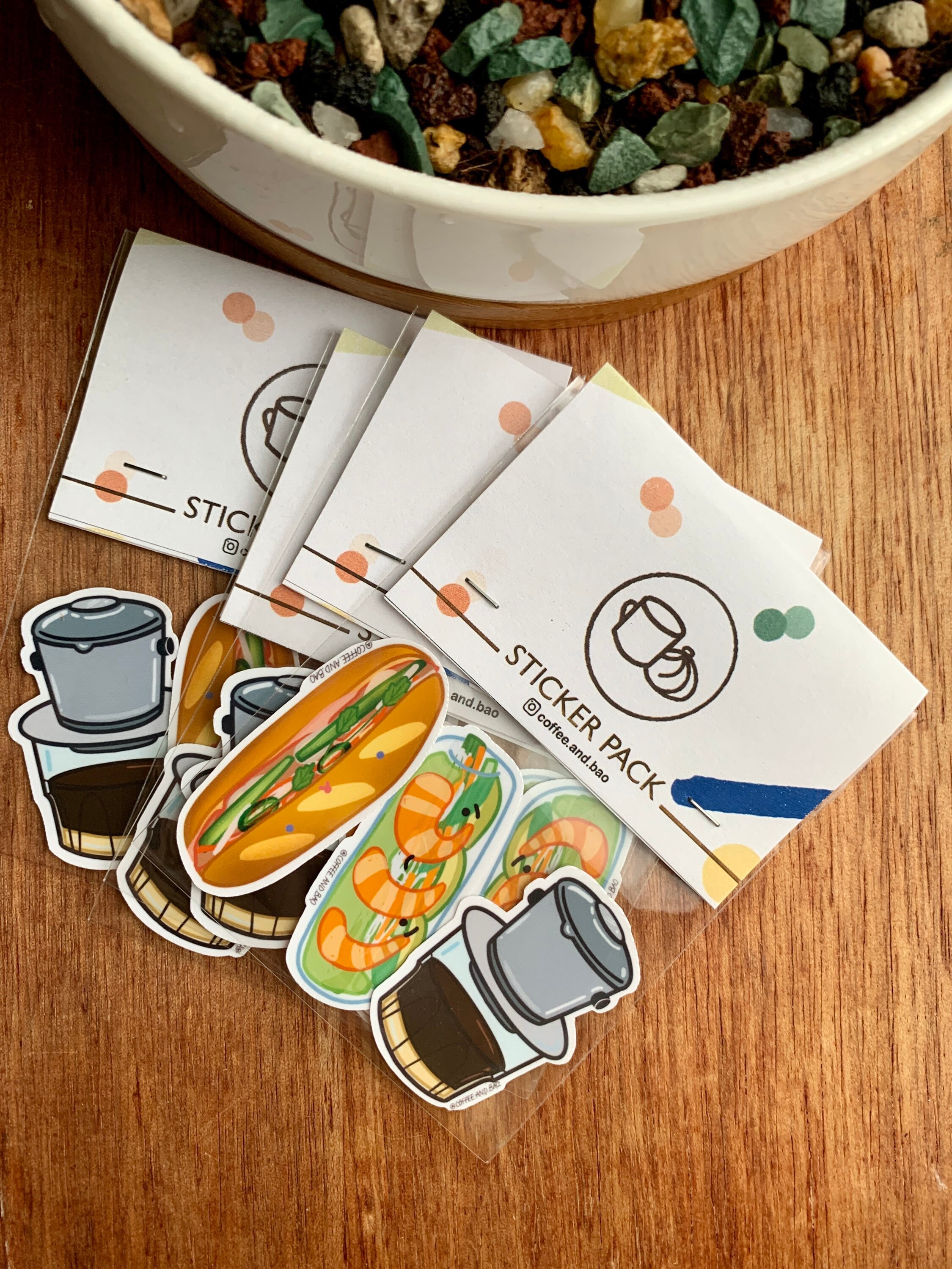 Vietnamese Sticker Pack Food Sticker Ca Phe Sua Da Summer - Etsy