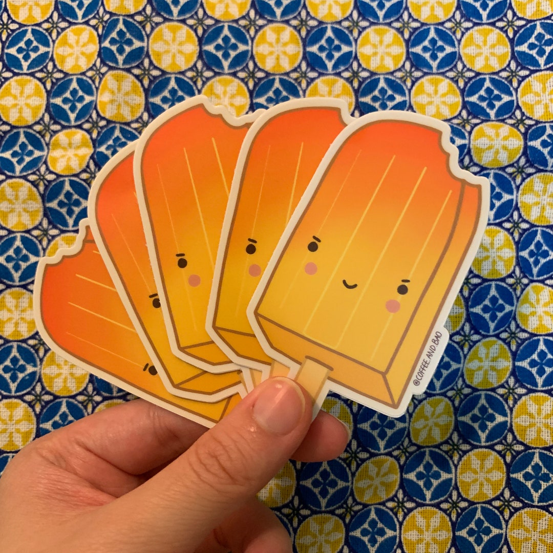 Popsicle Sticker Summer Stickers Ice Cream Sticker Food - Etsy