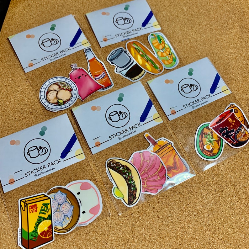 Salvadorian Sticker Pack Hispanic Sticker Pupusa Sticker | Etsy