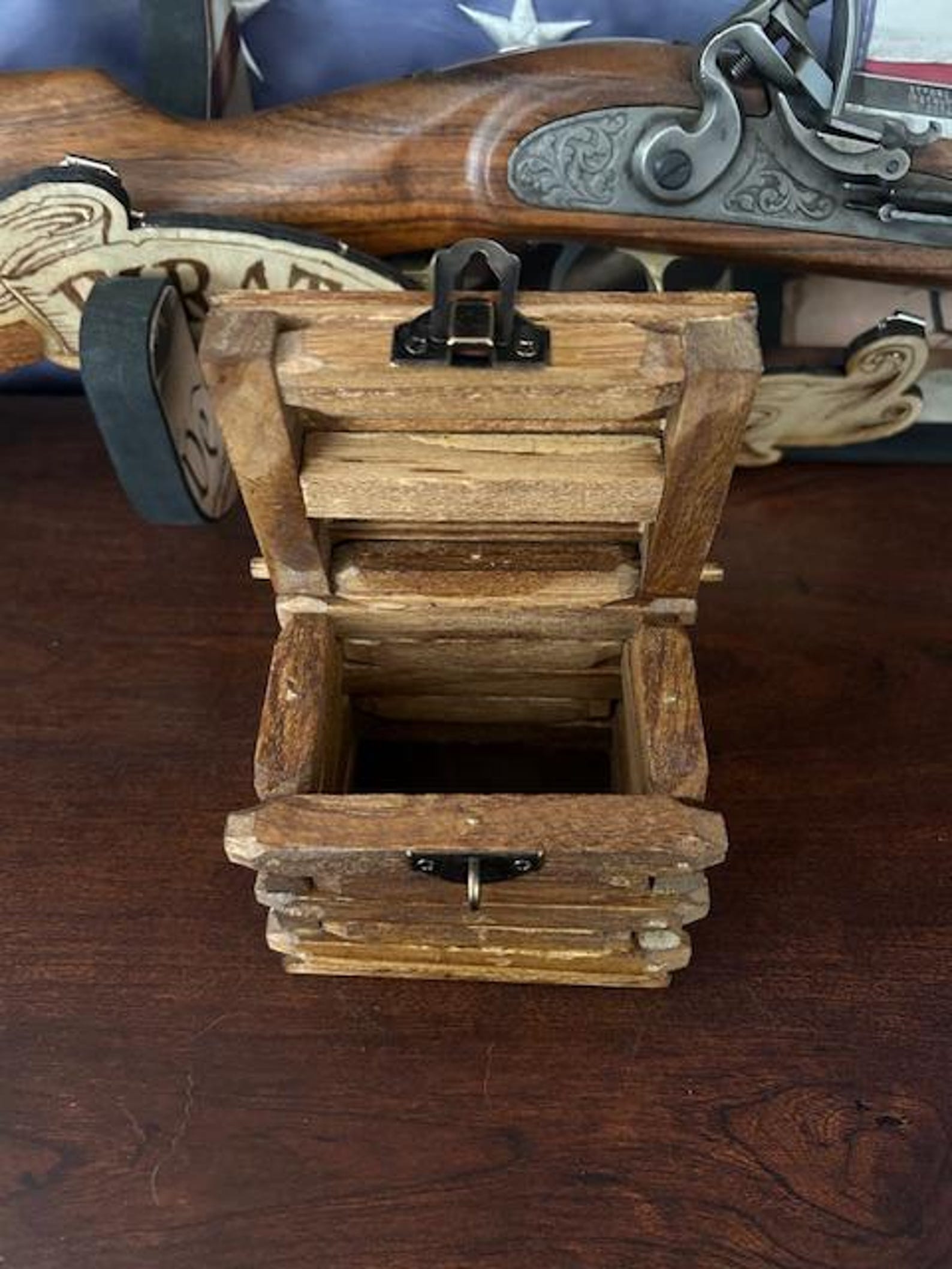 Aztec Storage Box With 1 Oz Silver Bar - Etsy