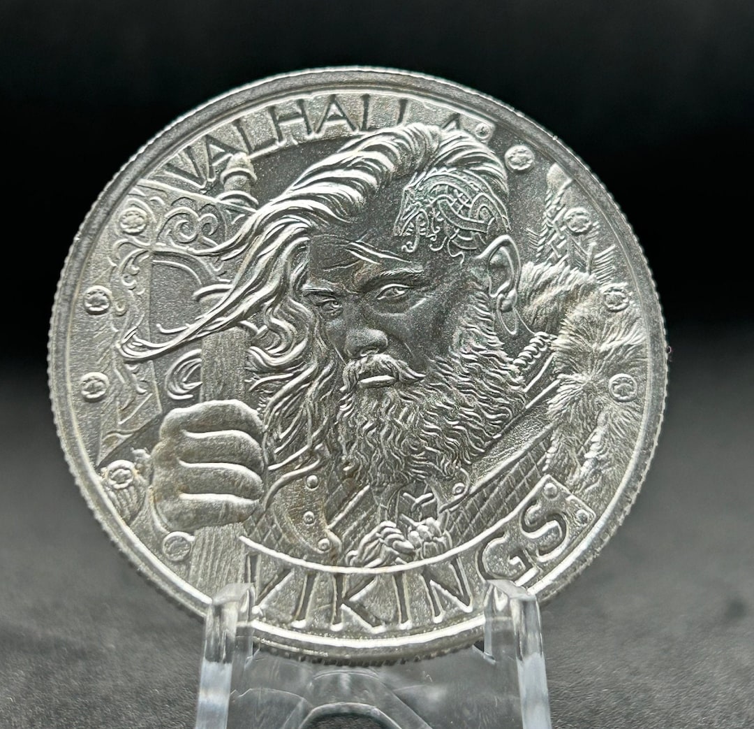 Viking Berserker .999 Pure Solid Silver - 1 Troy Oz. - Etsy