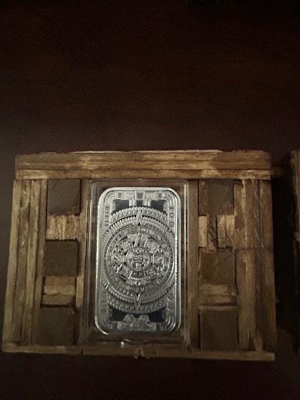 Aztec Storage Box With 1 Oz Silver Bar - Etsy