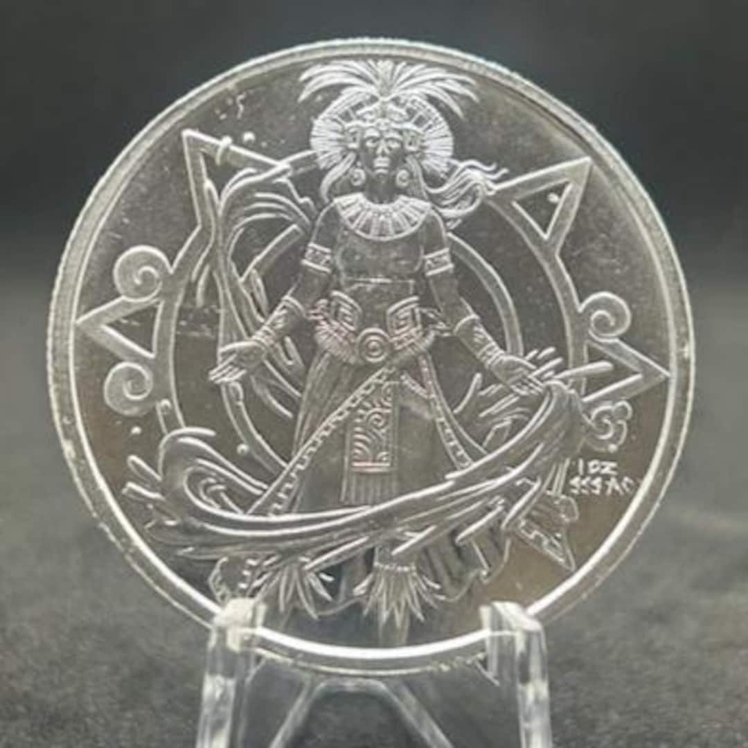 Mayan 1 .999 Pure Solid Silver Round - 1 Troy Oz. - Etsy