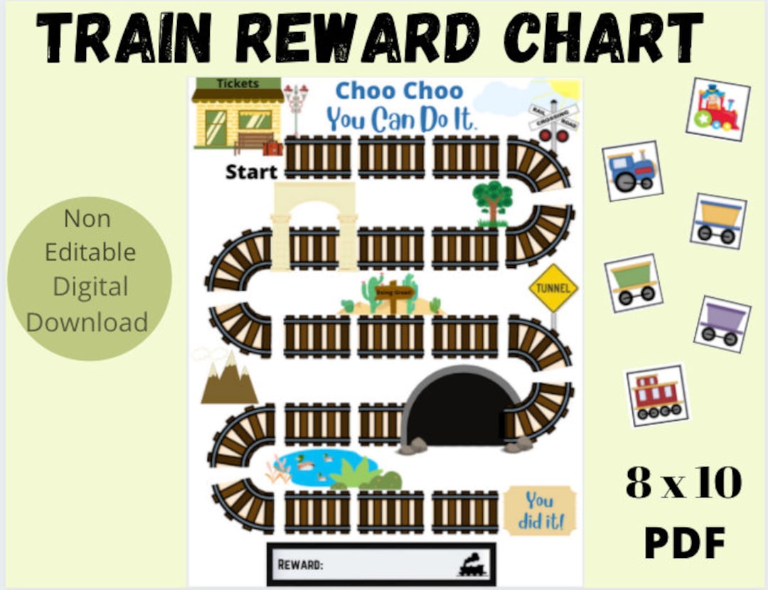 Behavior Chart Reward Chart DIGITAL DOWNLOAD // Printable - Etsy