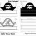 Pirate Paper Hat Set // Pirate Crown // Pirate Hat // Birthday Party ...