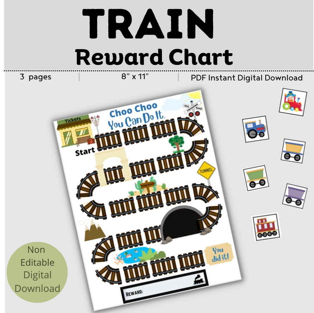 Behavior Chart Reward Chart DIGITAL DOWNLOAD // Printable Behavior ...