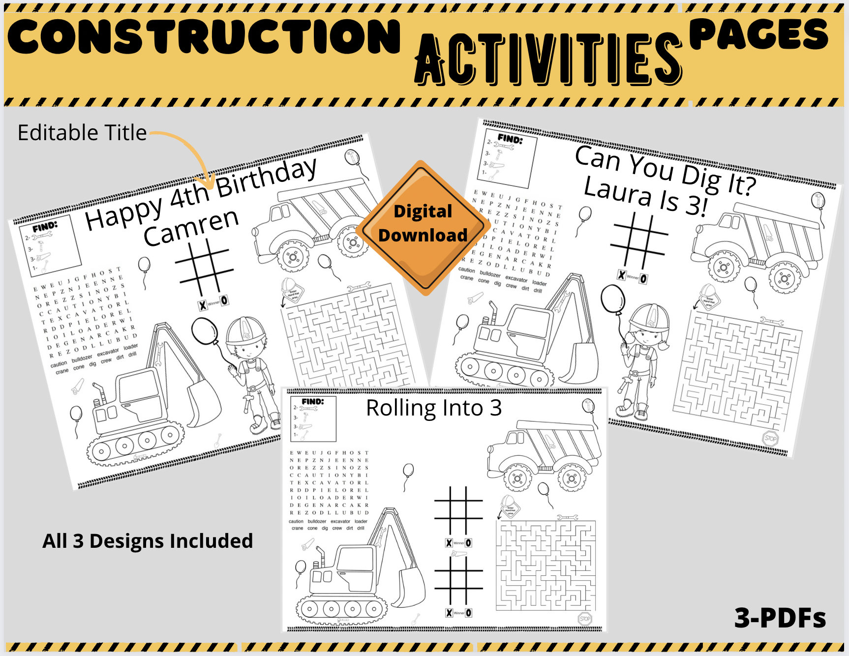 Construction Cone Coloring Pages