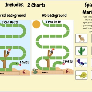 Desert Reward Chart DIGITAL DOWNLOAD // Printable Behavior Chart ...
