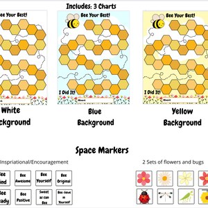 Bee Reward Chart DIGITAL DOWNLOAD // Printable Behavior Chart ...