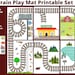 Train Play Mat Printable Set // Cars // Downloads // Trains ...