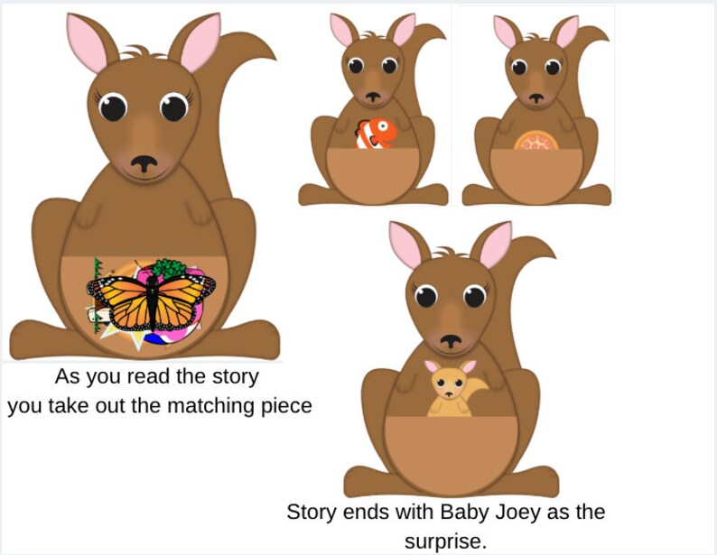 Kangaroo Rhyming Guessing Story DIGITAL DOWNLOAD // Kangaroo - Etsy