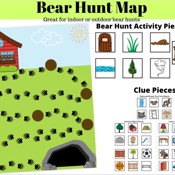 Going on a Bear Hunt Printables - Etsy