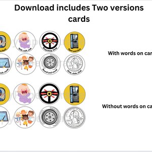 Wheels on the Bus Activity Wheel Digital Download // Sequencing ...