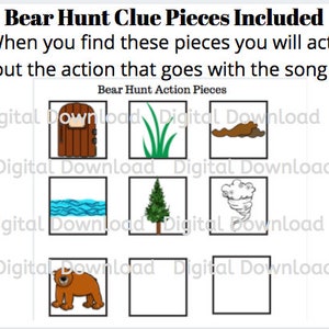 Going on a Bear Hunt Map DIGITAL DOWNLOAD // Printable Acitivity ...