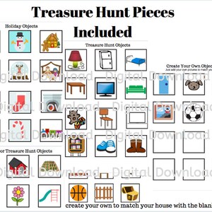 Christmas Treasure Map Santa Map DIGITAL DOWNLOAD // Printable Activity ...