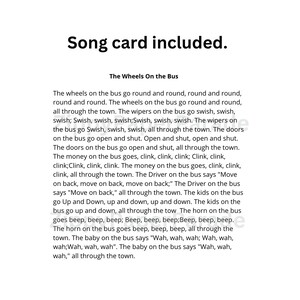 Wheels on the Bus Activity Wheel Digital Download // Sequencing ...