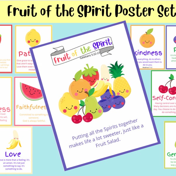 Fruit of the Spirit Poster - Etsy