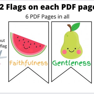 Fruit of the Spirit Banner Printables // Fruit of the Spirit ...