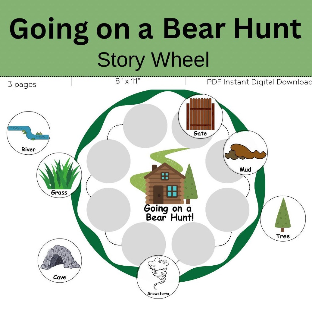 Going on a Bear Hunt Activity Digital Download // Sequencing ...