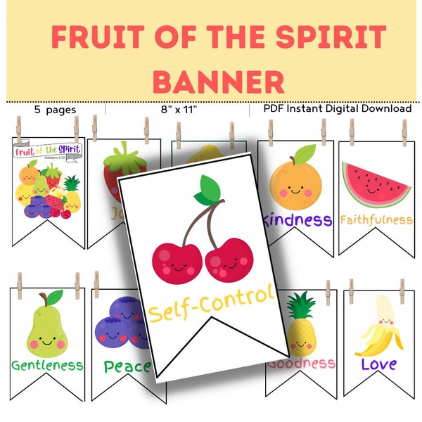 Fruit Banner - Etsy