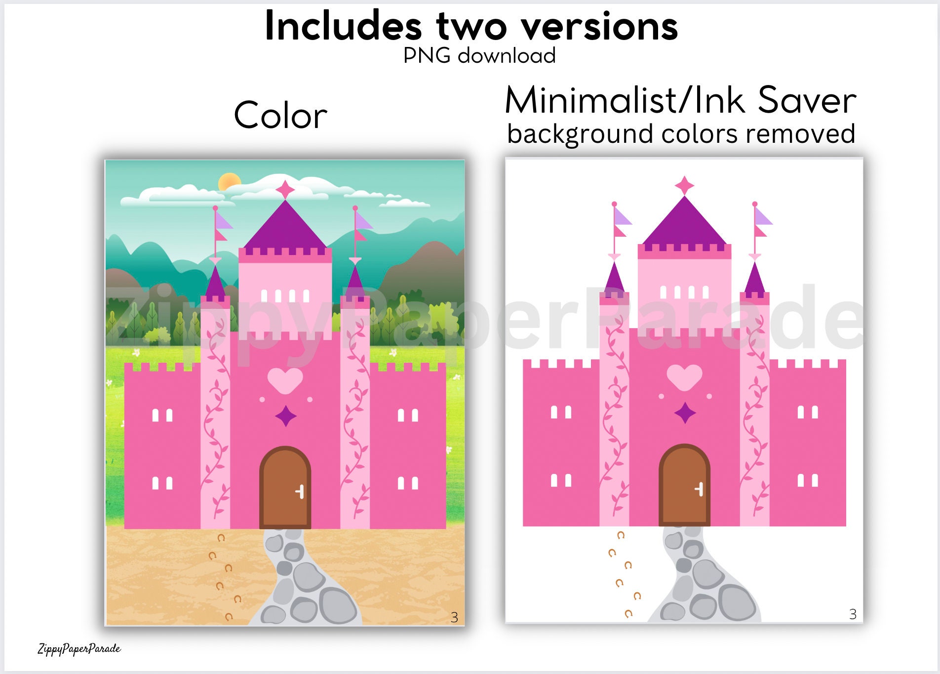 Fairytale Play Mat Printable Set // Castle // Downloads // Unicorns ...