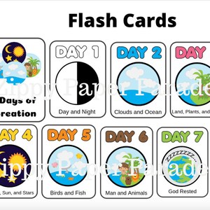 The 7 Days of Creation Activity Set Printables // Days of Creation ...