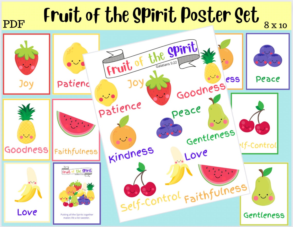 Fruit of the Spirit Posters Printables // Fruit of the Spirit ...
