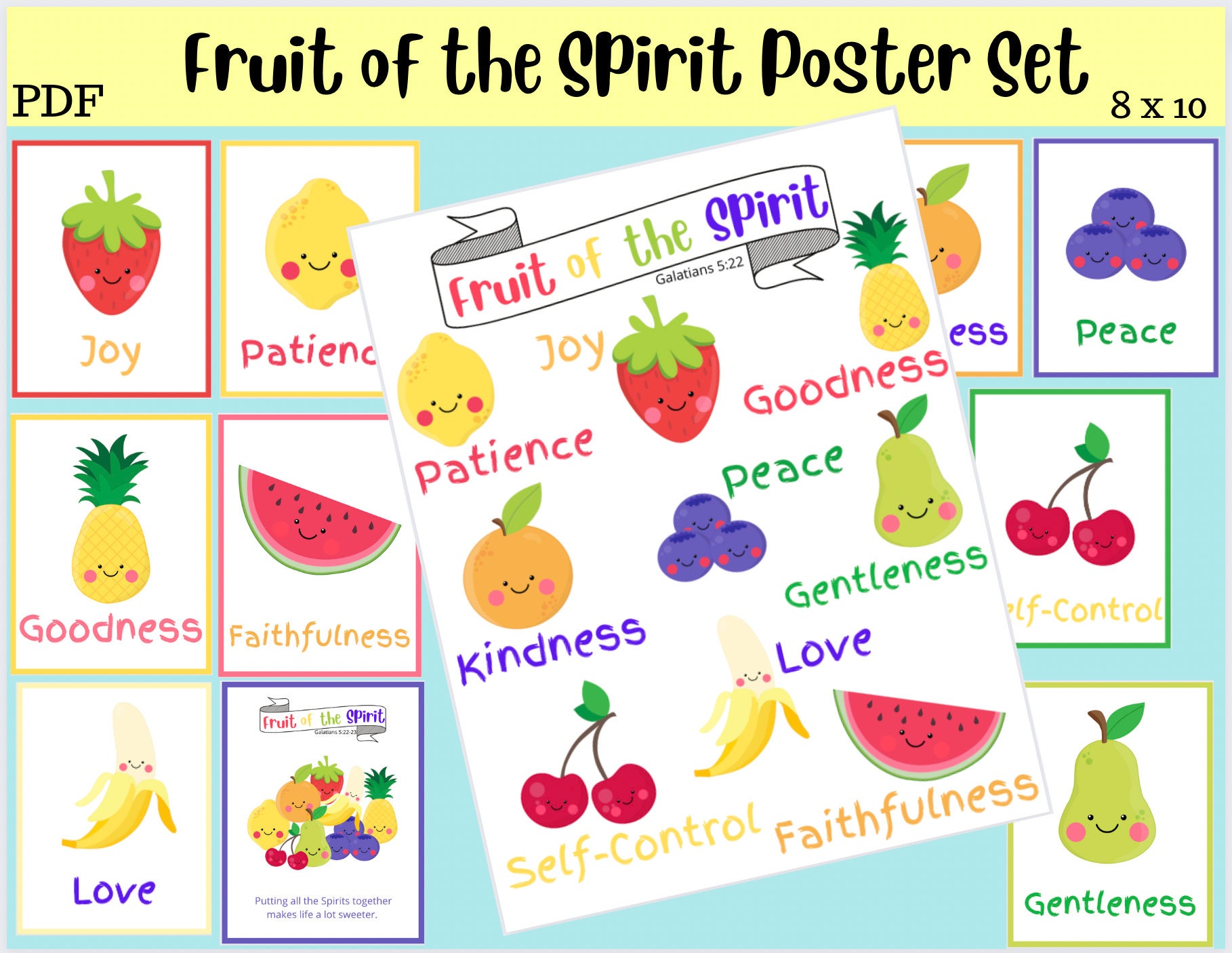 Fruit of the Spirit Posters Printables // Fruit of the Spirit ...