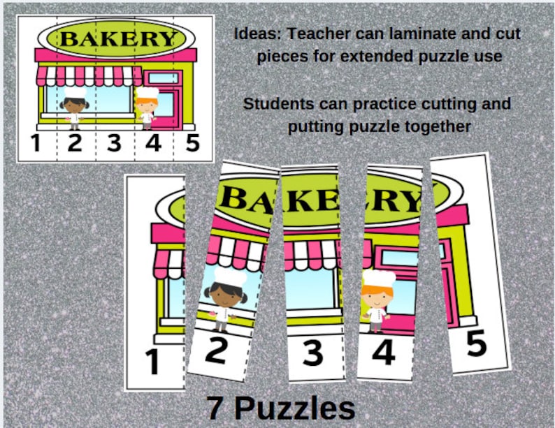 Community Helpers Printable Downloads // Matching Game // Worksheets ...