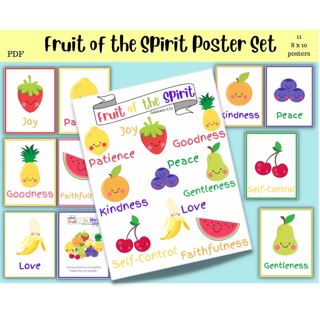 Fruit of the Spirit Posters Printables // Fruit of the Spirit ...