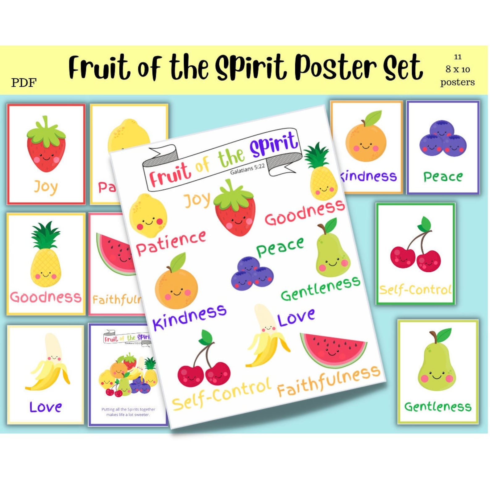 Fruit of the Spirit Posters Printables // Fruit of the Spirit ...