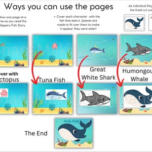 Slippery Fish Printable Set // Ocean // Downloads // Shark // Pretend ...