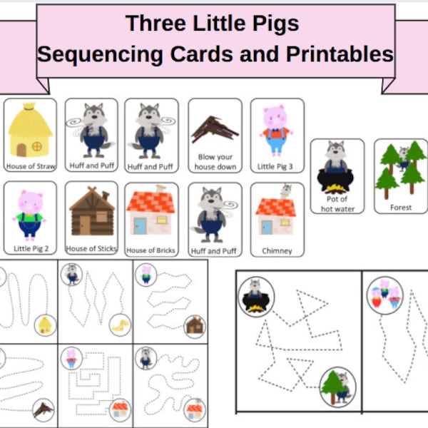 Three Little Pigs - Etsy