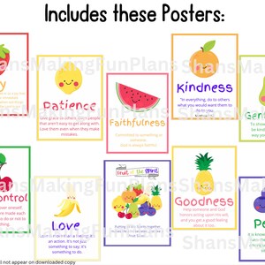 Fruit of the Spirit Posters Printables // Fruit of the Spirit ...