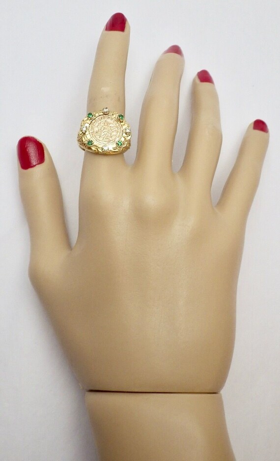 10K Yellow Gold Oklahoma Baptist University Coin Ring… - Gem