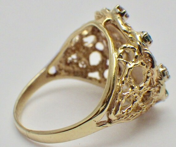 10K Yellow Gold Oklahoma Baptist University Coin Ring… - Gem