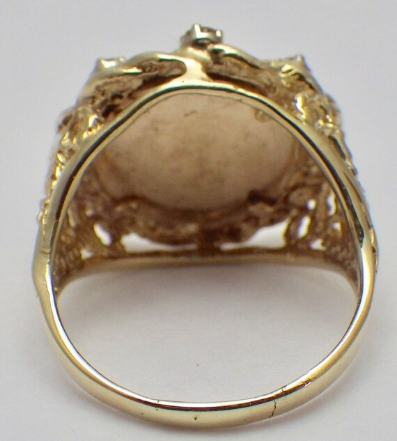 10K Yellow Gold Oklahoma Baptist University Coin Ring… - Gem